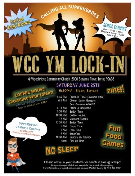 WCC Youth Ministry Lock In - Woodbridge Community Church