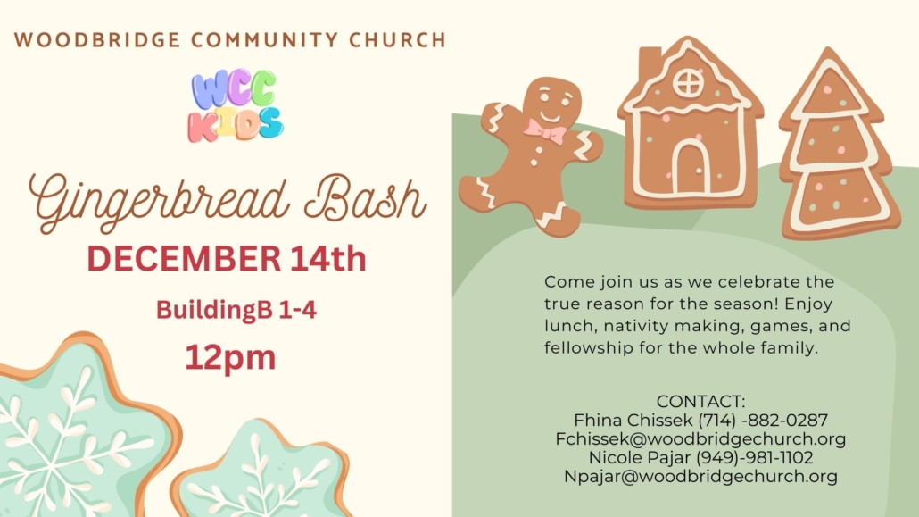Children's Ministry Updates - Woodbridge Community Church