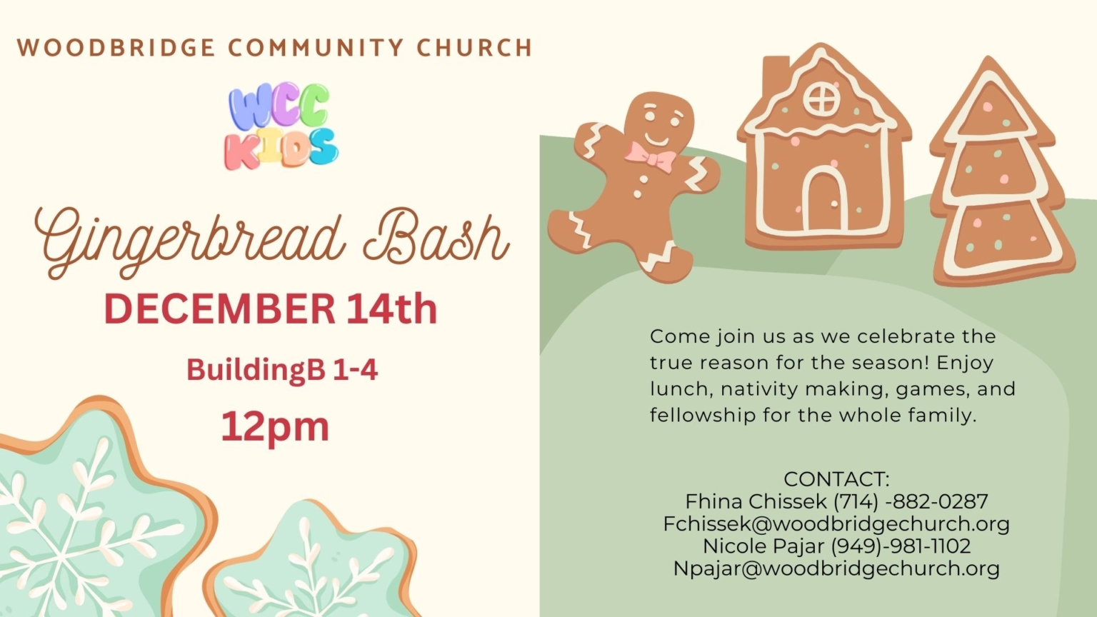 Children's Ministry Updates - Woodbridge Community Church